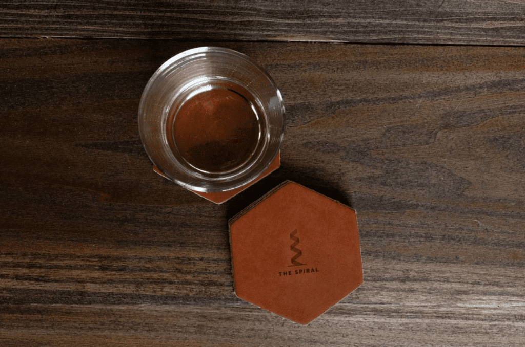Hexagon Coasters (Set of 4) - Corium USA - Premium Promotional Leather ...